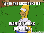 WORKING OVERTIME – iBLOGalot